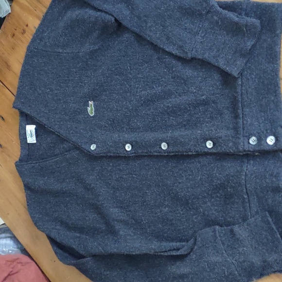 Lacoste | Sweaters | Vintage Lacoste Izod Grey Cardigan Made In Usa | Poshmark